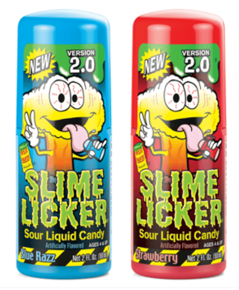Spain - Toxic Waste Slime Licker 2.0 - Blue Razz & Strawberry 2oz (57g - Québec Candy ...