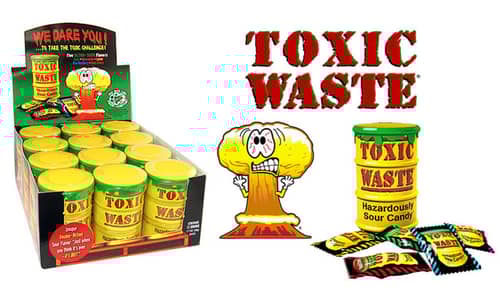 Pakistan - Toxic Waste 1.7 oz Drums Yellow 12 units - Québec Candy ...