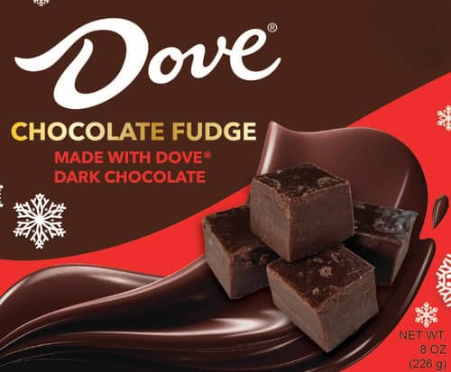 US -Chocolate Fudge - Dove 226g x 12 units - Québec Candy | Grossiste ...