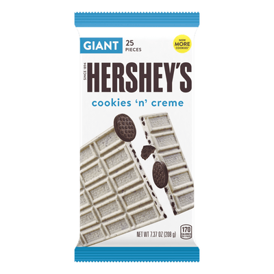 Choco - Cookies N Creme Giant Bar 7.37 oz x 12 units - Québec Candy ...