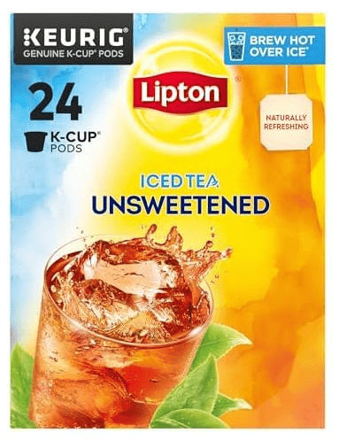 US - K-Cup - Tea - Lipton Iced Tea - Unsweetened x 24 units - Québec ...