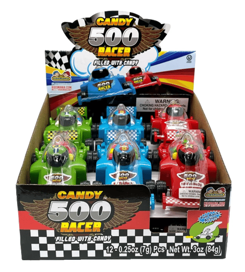 CHINA - Kidsmania Formula 1 (Candy 500) Racer 12 units - Québec Candy ...