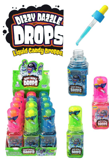 Kidsmania Dizzy Dazzle Drops 2.47oz(70g) x 12 Units - Québec Candy ...