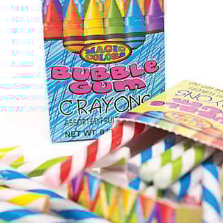 Magic Colors Bubble Gum Crayons x 24 units - Québec Candy | Grossiste ...