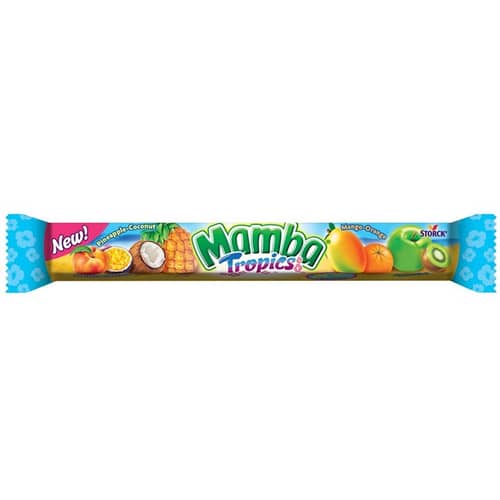 GERMANY- Mamba stick pack- Tropical 2.80 oz (24 Units) - Québec Candy ...