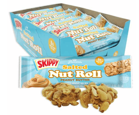 Us - Pearson's Skippy Peanut Butter Salted Nut Roll 1.8oz (51g) X 24 U - Québec Candy ...