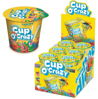 CHINA - Too Tarts - Cup O'Crazy Gummi Noodles 2.2oz (62g) x 12 units - Québec Candy | Grossiste ...
